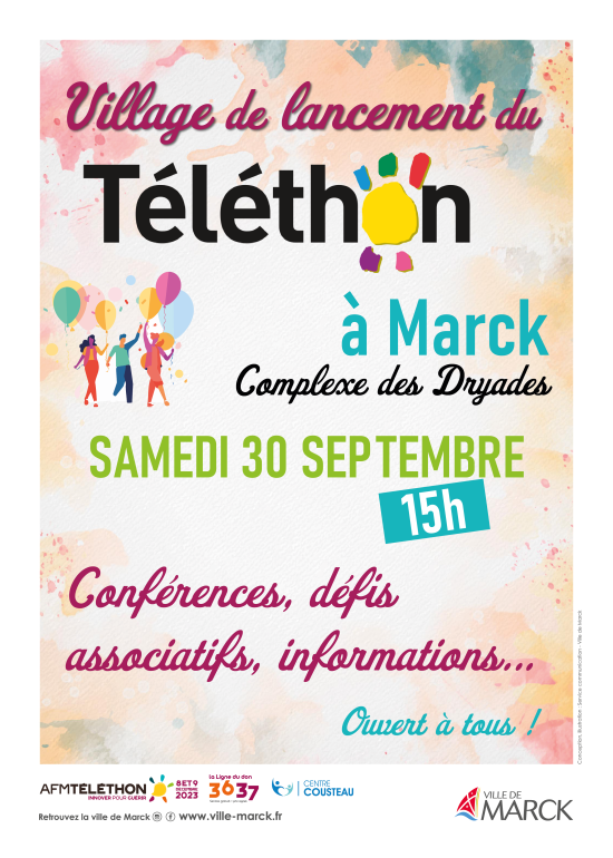 Village de lancement du téléthon | Ville de Marck